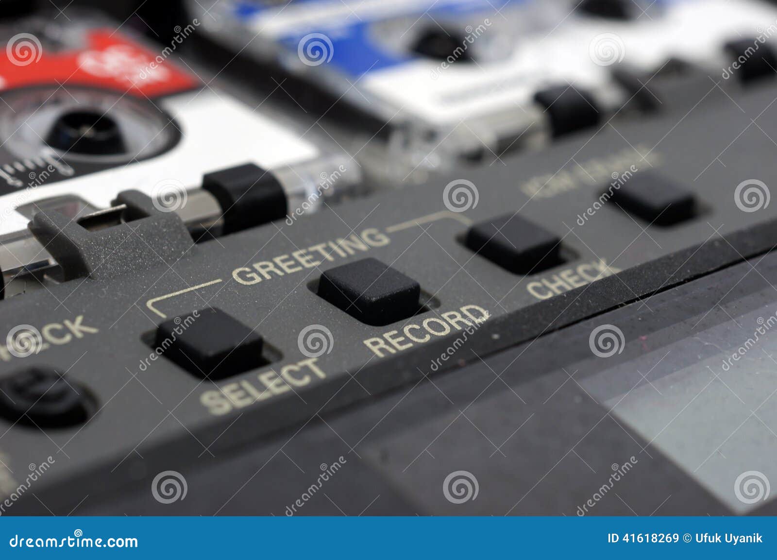 Old answering machine stock image. Image of retro, messaging - 41618269