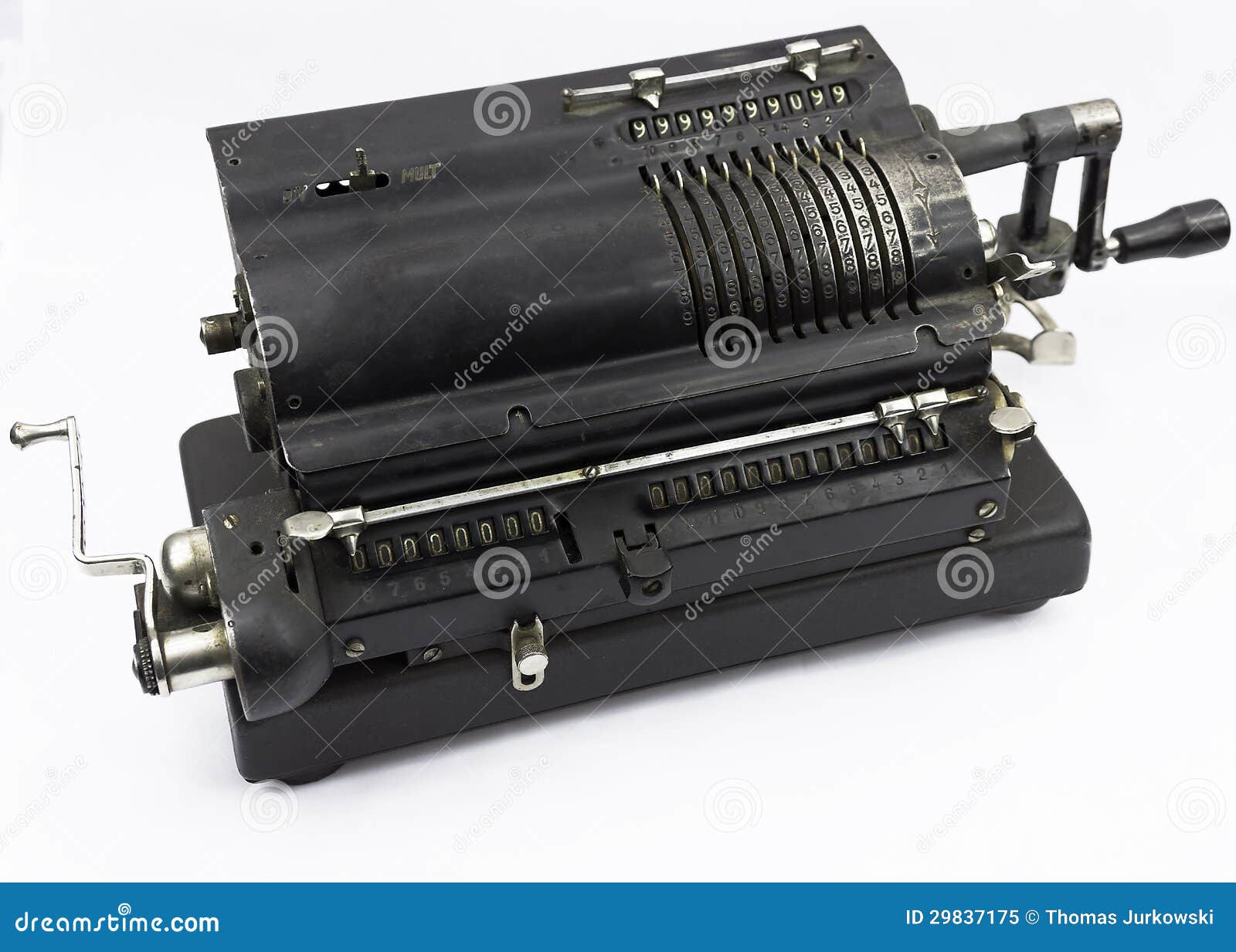 Numbering machine stock image. Image of large, calculator - 29837175