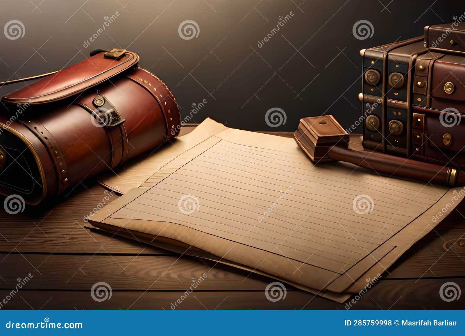 An Old Antique Blank Letter Stock Illustration - Illustration of pixar ...