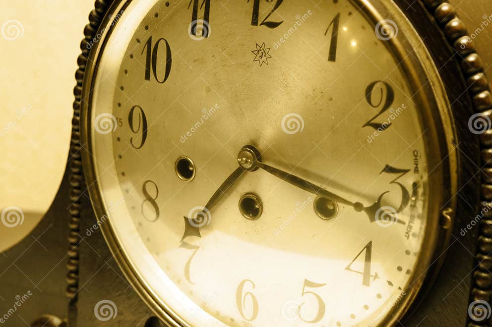 Old Antique Clock stock image. Image of ticker, ancient - 1846133