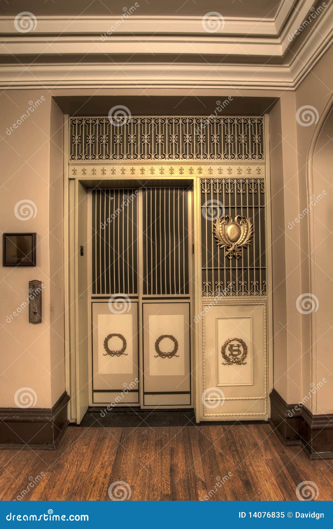 Old Antique Elevator stock image. Image of crest, antique - 14076835