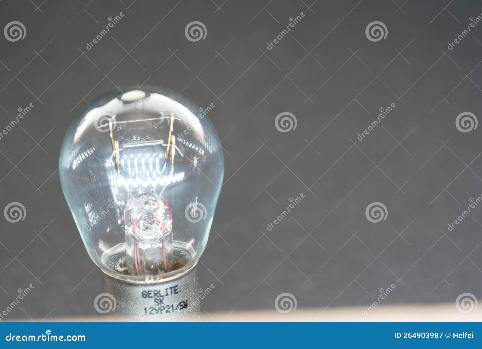 Old Antique Lightbulb Photographed Stock Image - Image of illumination ...