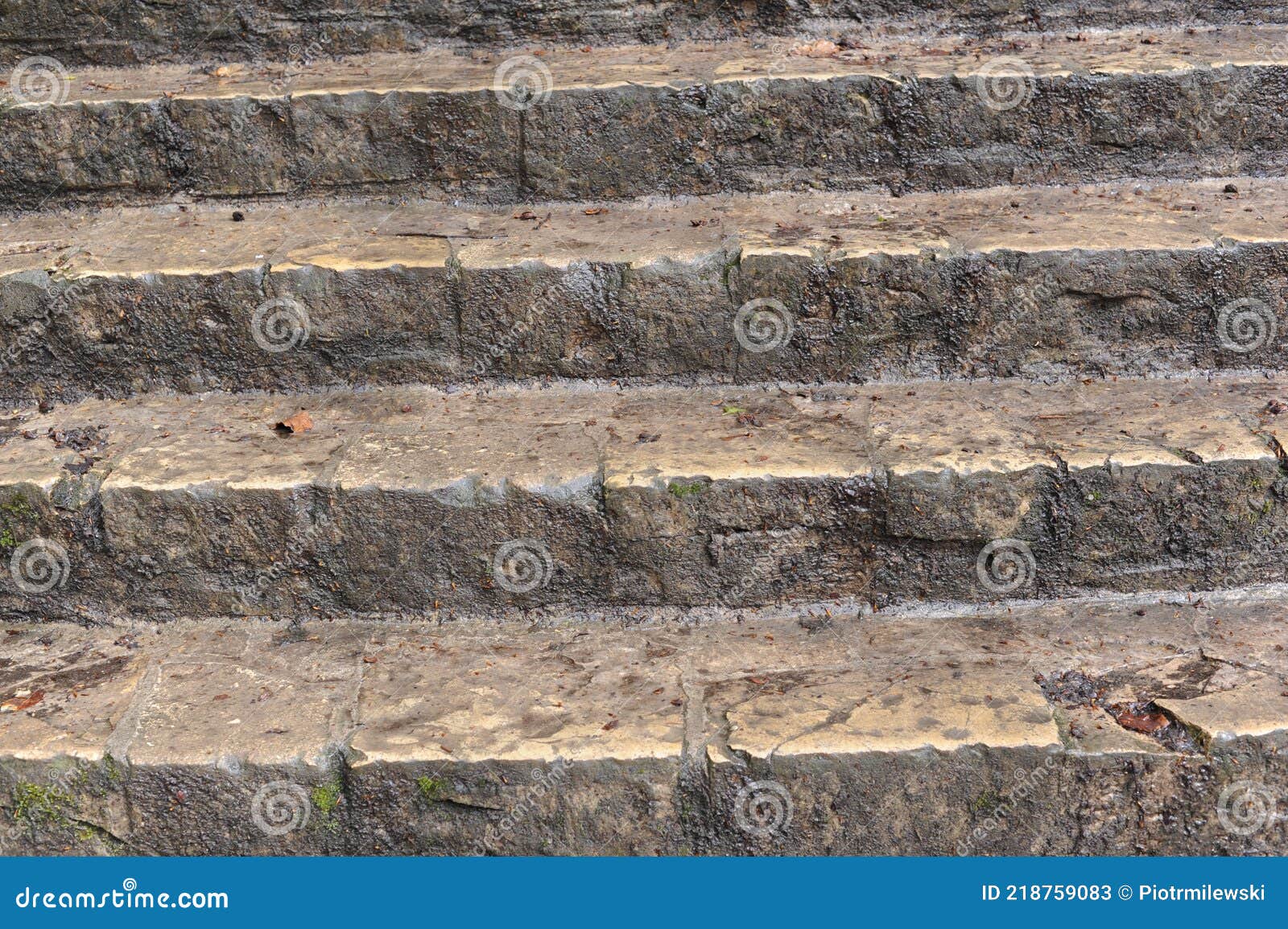Old and Antique Stone Stairs with Sharp Steps Stock Image - Image of ...