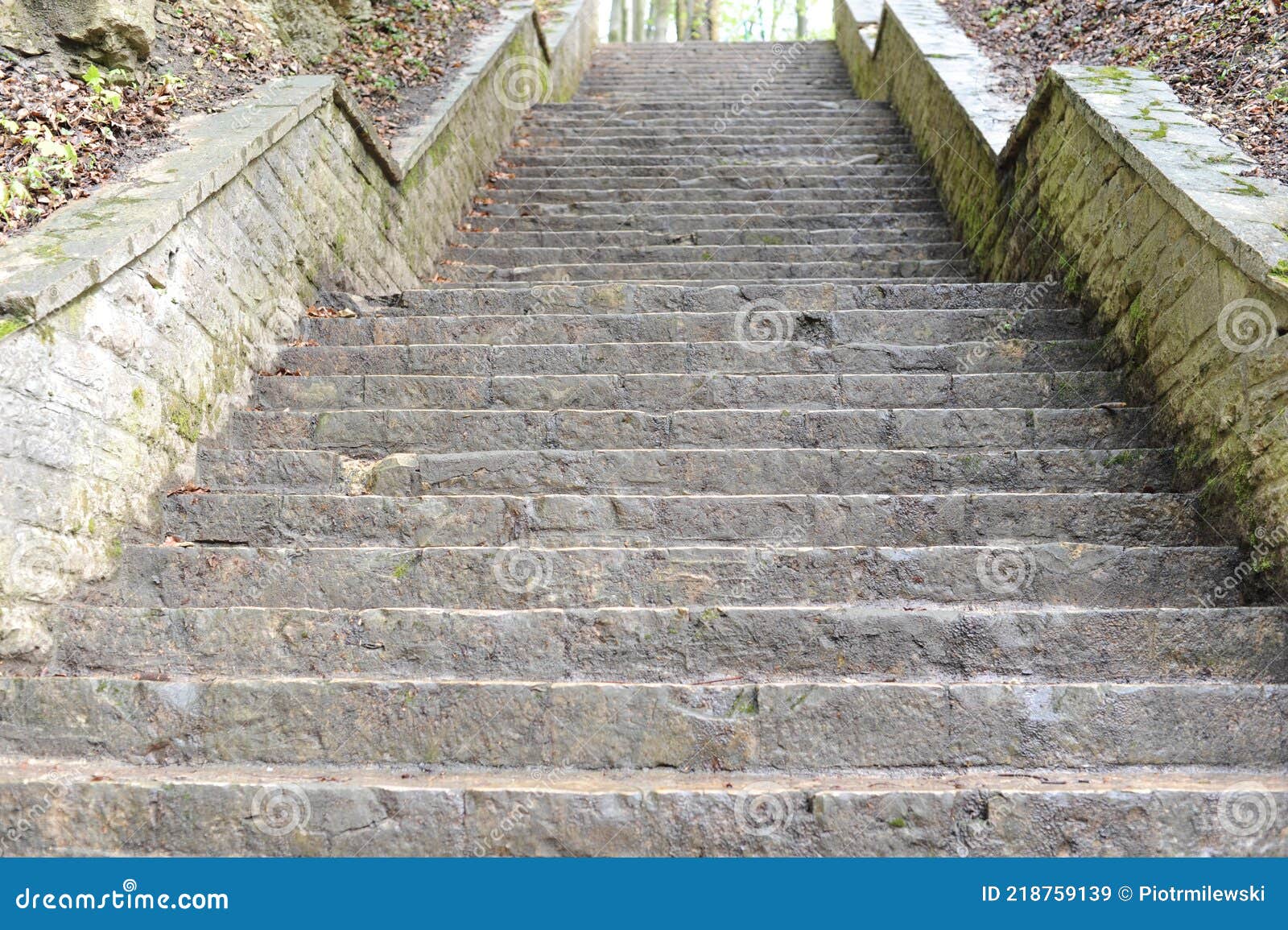 Old and Antique Stone Stairs with Sharp Steps Stock Image - Image of ...