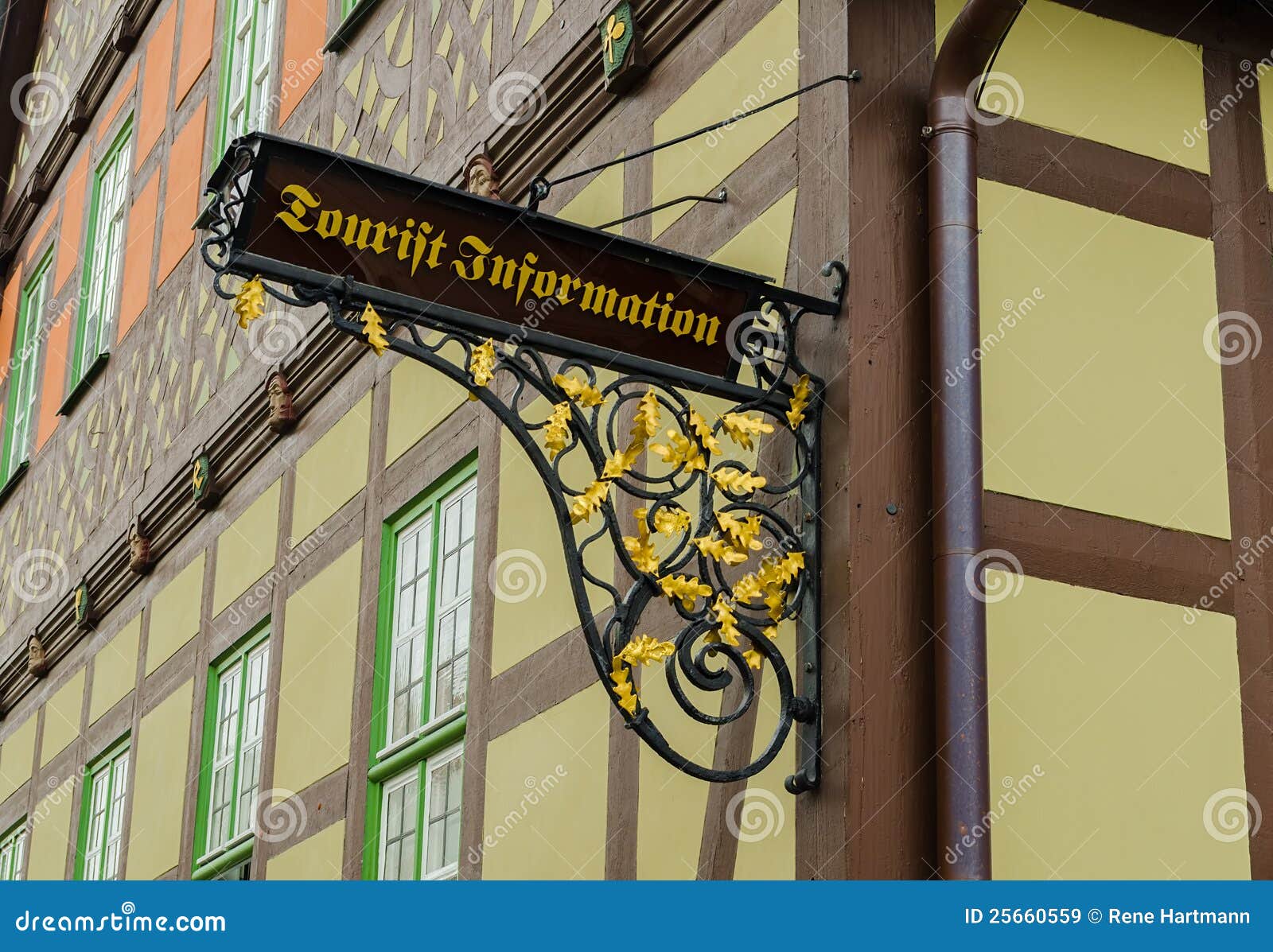 Old Antique Tourist Information Signboard Stock Image - Image of design ...