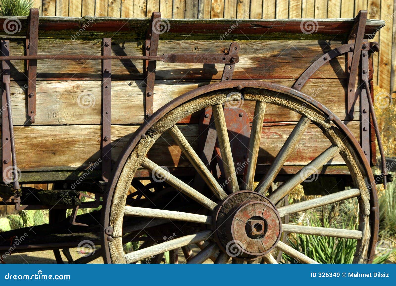 Old Antique Wagon Wheel stock image. Image of cart, cowboy - 326349