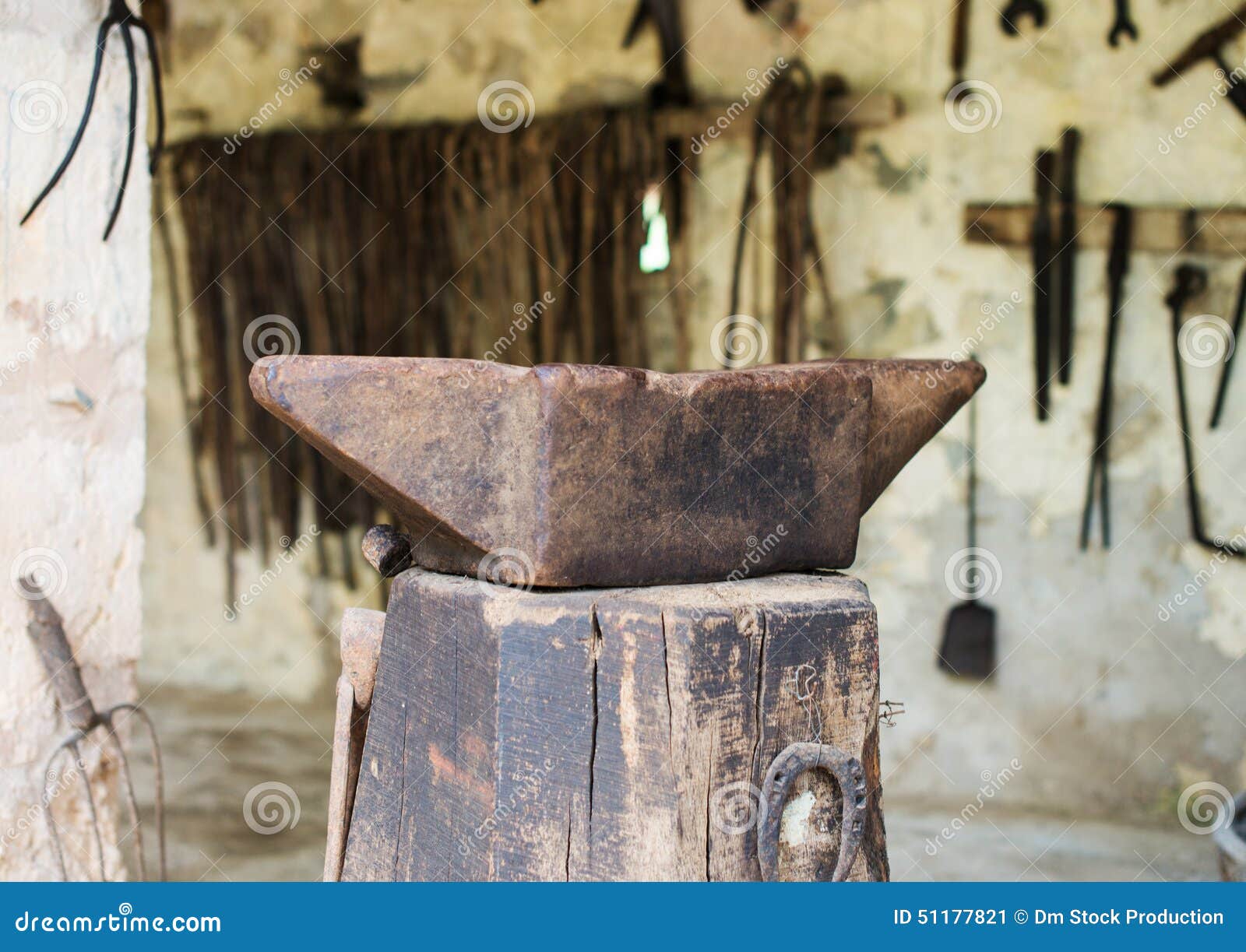 Old anvil. stock image. Image of iron, antique, hard - 51177821