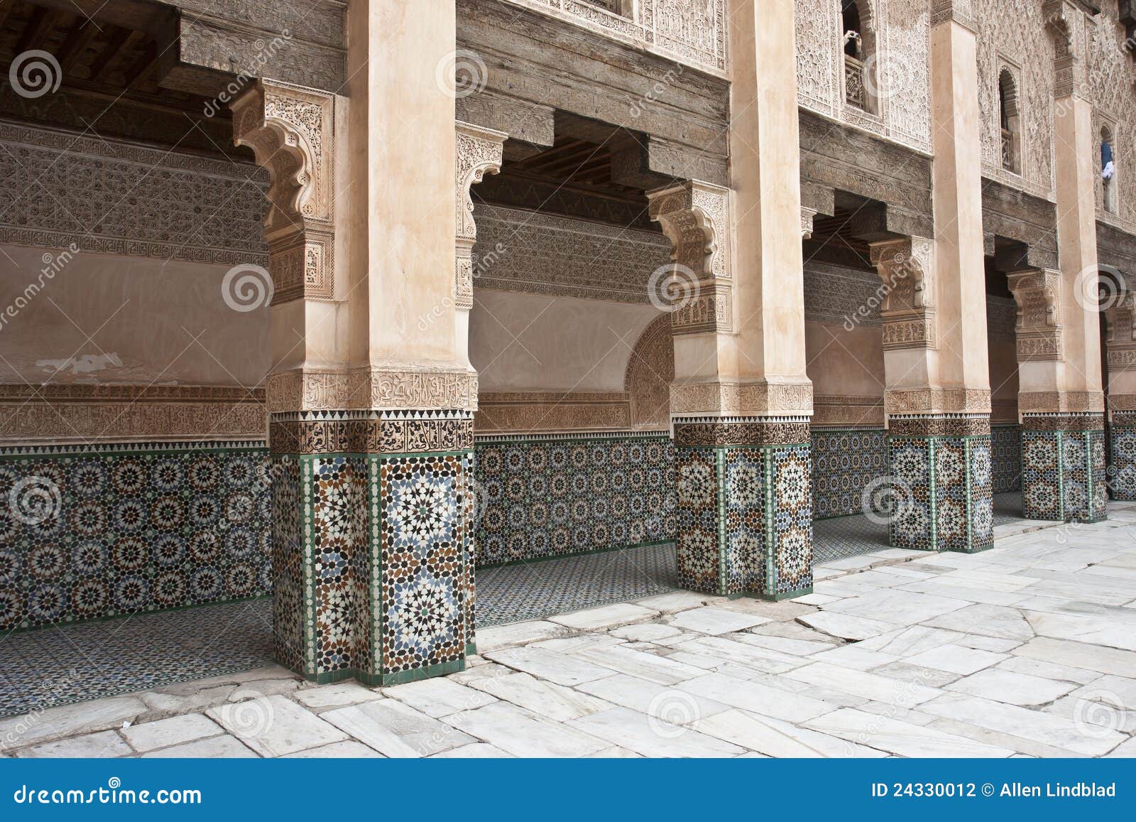 Old Arab Courtyard Archways Stock Photo - Image of pattern, star: 24330012