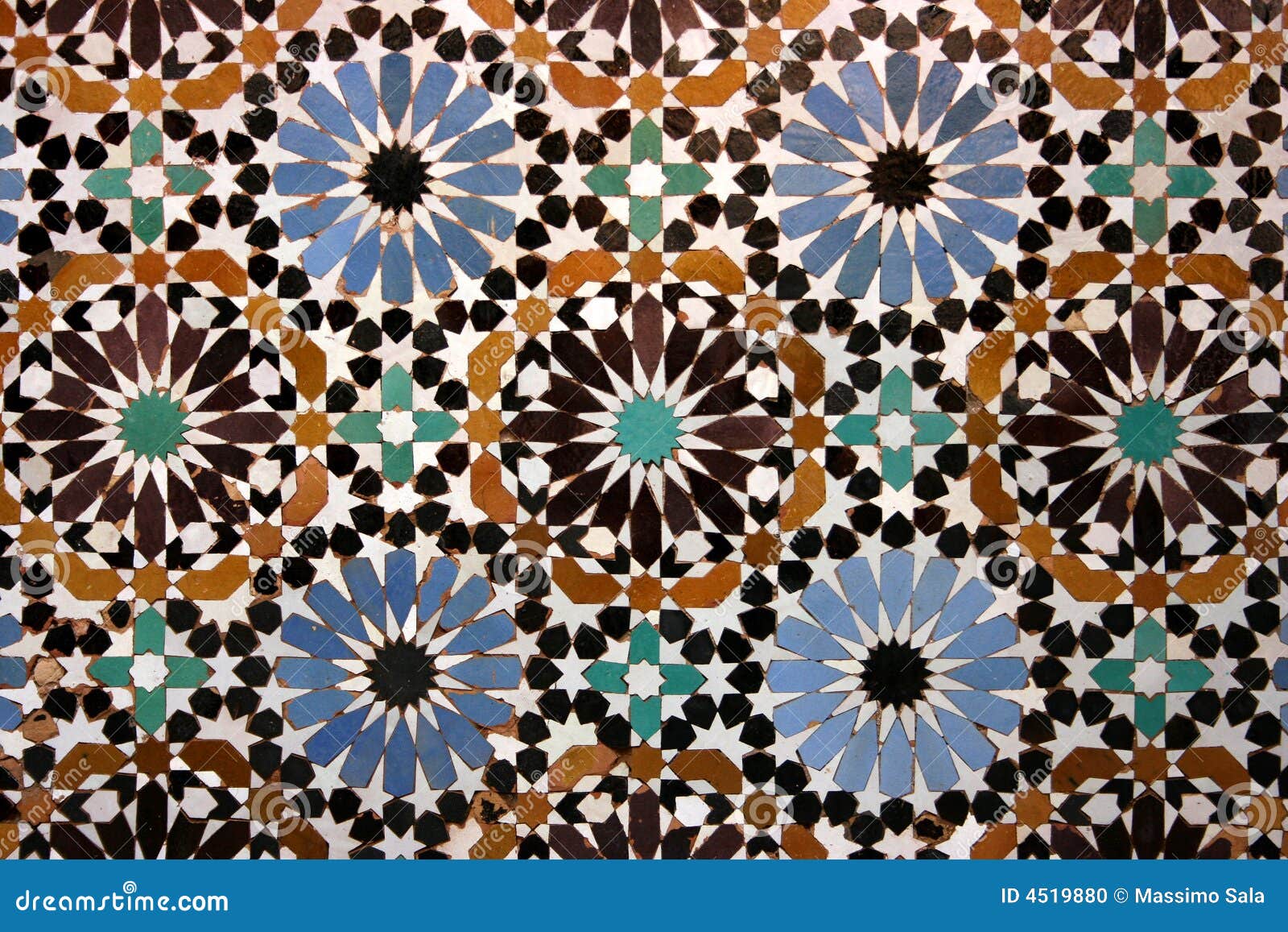 Old Arab Mosaic stock photo. Image of islam, details, ceramics - 4519880