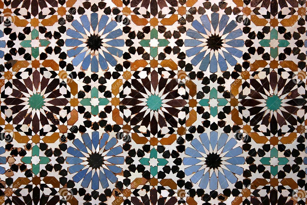 Old Arab Mosaic stock photo. Image of islam, details, ceramics - 4519880