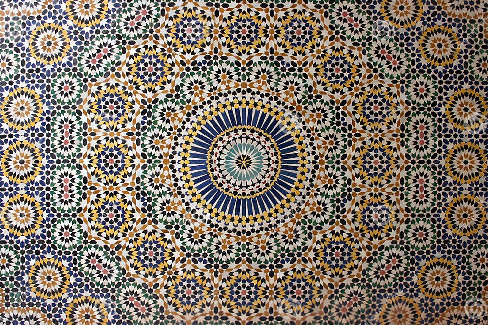 Old Arab Mosaic stock image. Image of decoration, stone - 4574137