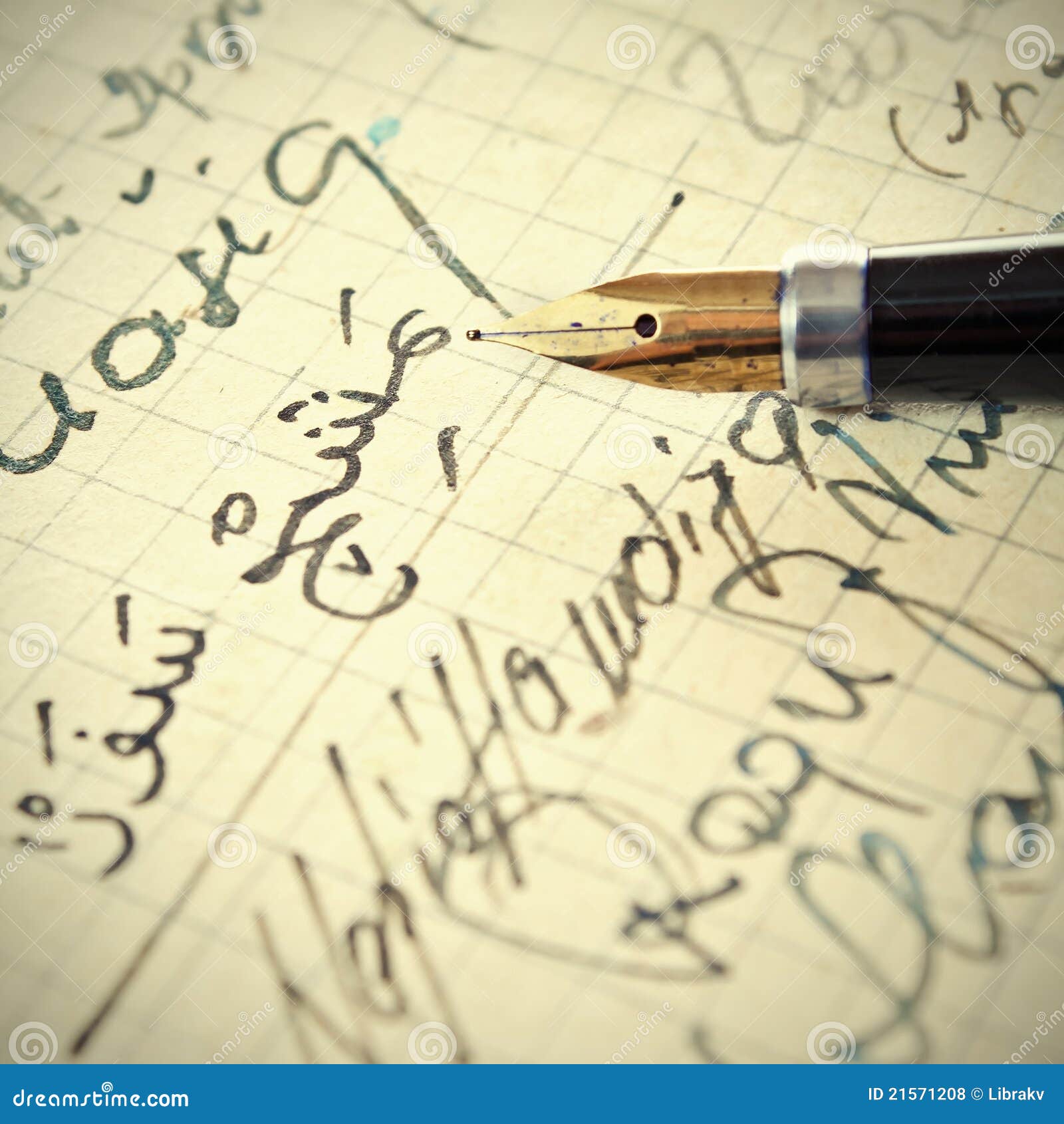 Old Arabic Letter Royalty Free Stock Photos - Image: 21571208