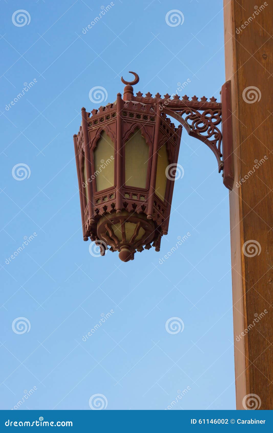 Old arabic streetlight stock photo. Image of light, bulb - 61146002
