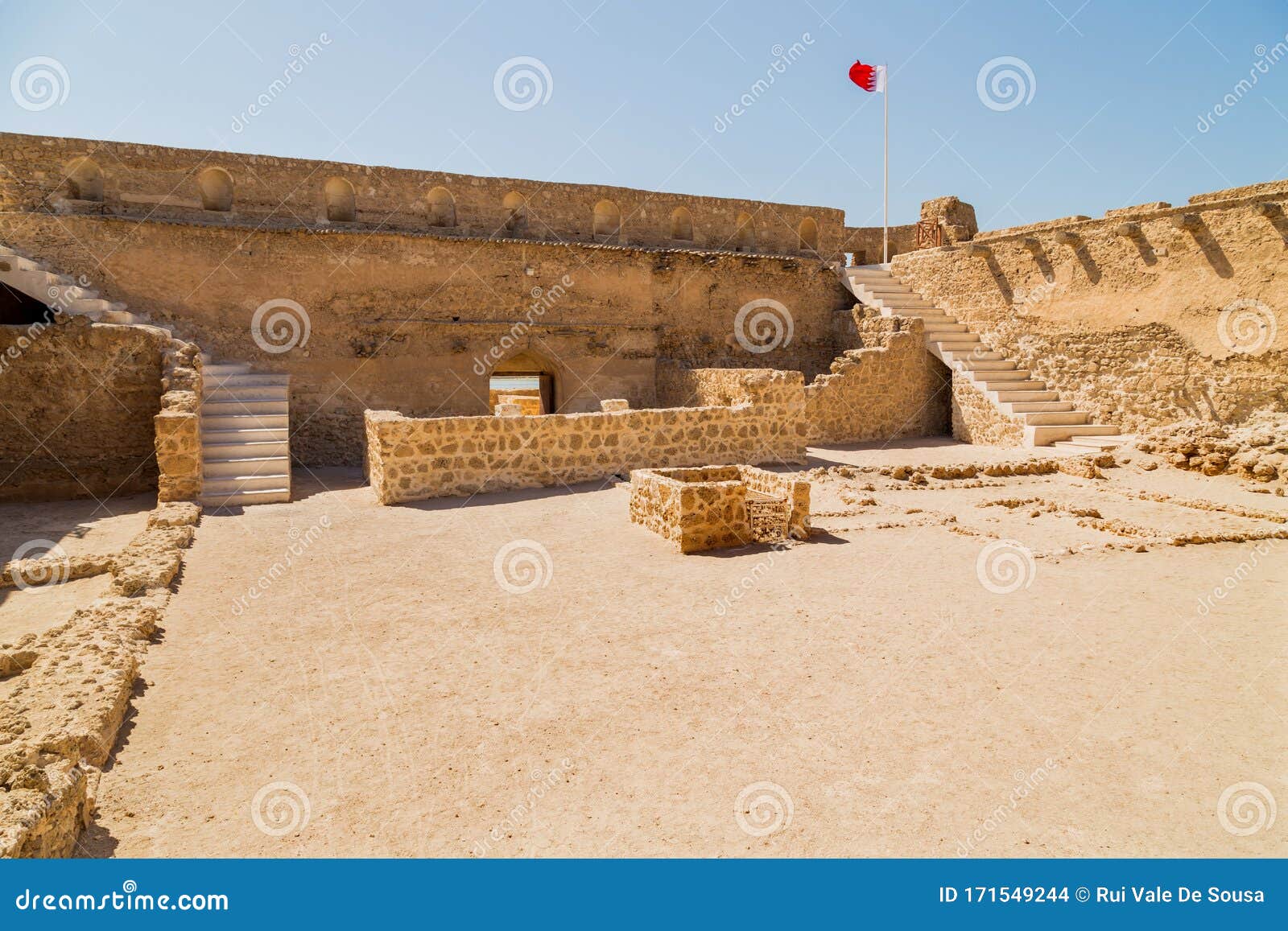 The old Arad Fort stock photo. Image of limestone, ancient - 171549244