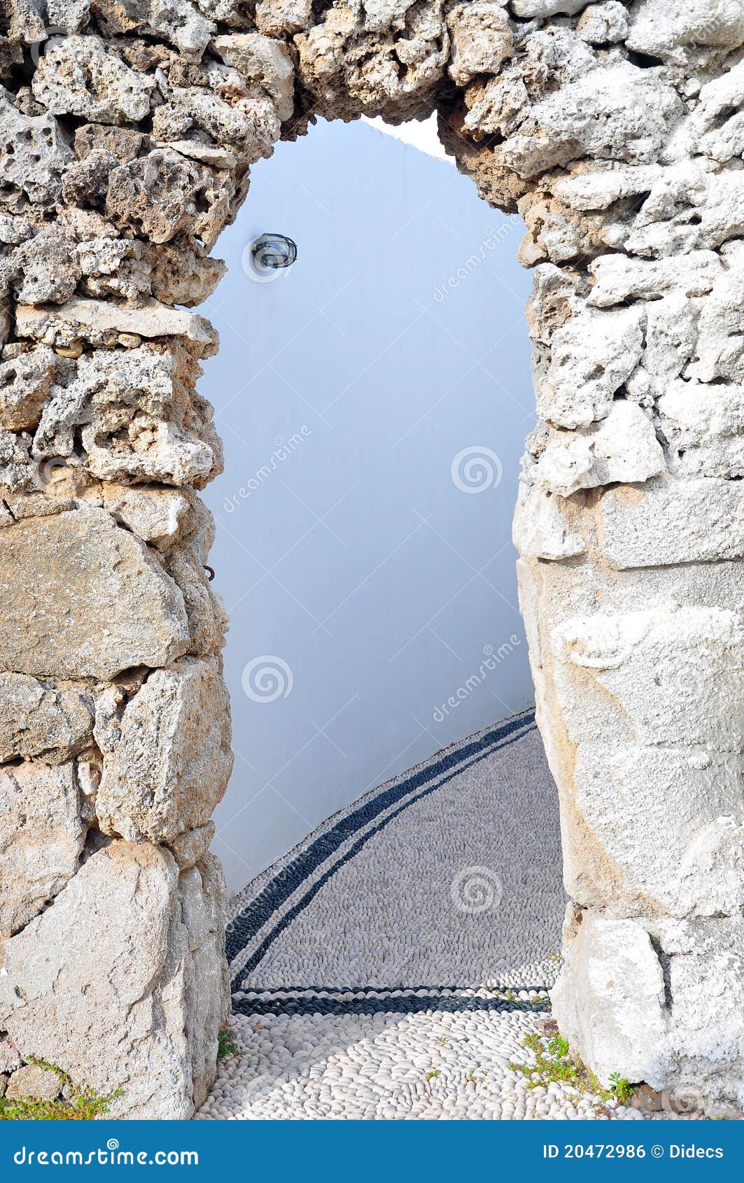 Old arch stock photo. Image of arch, gray, path, stone - 20472986