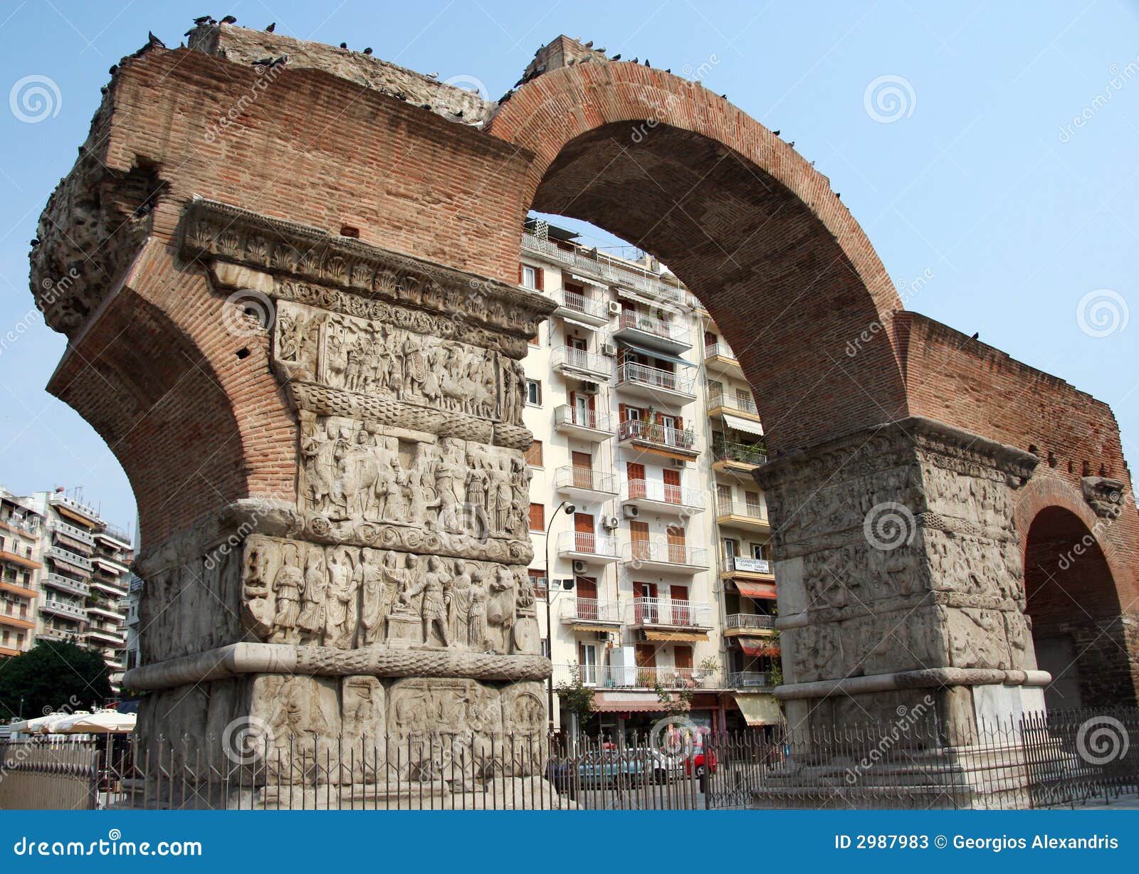 Old Arch stock image. Image of architecture, greece, architectural ...