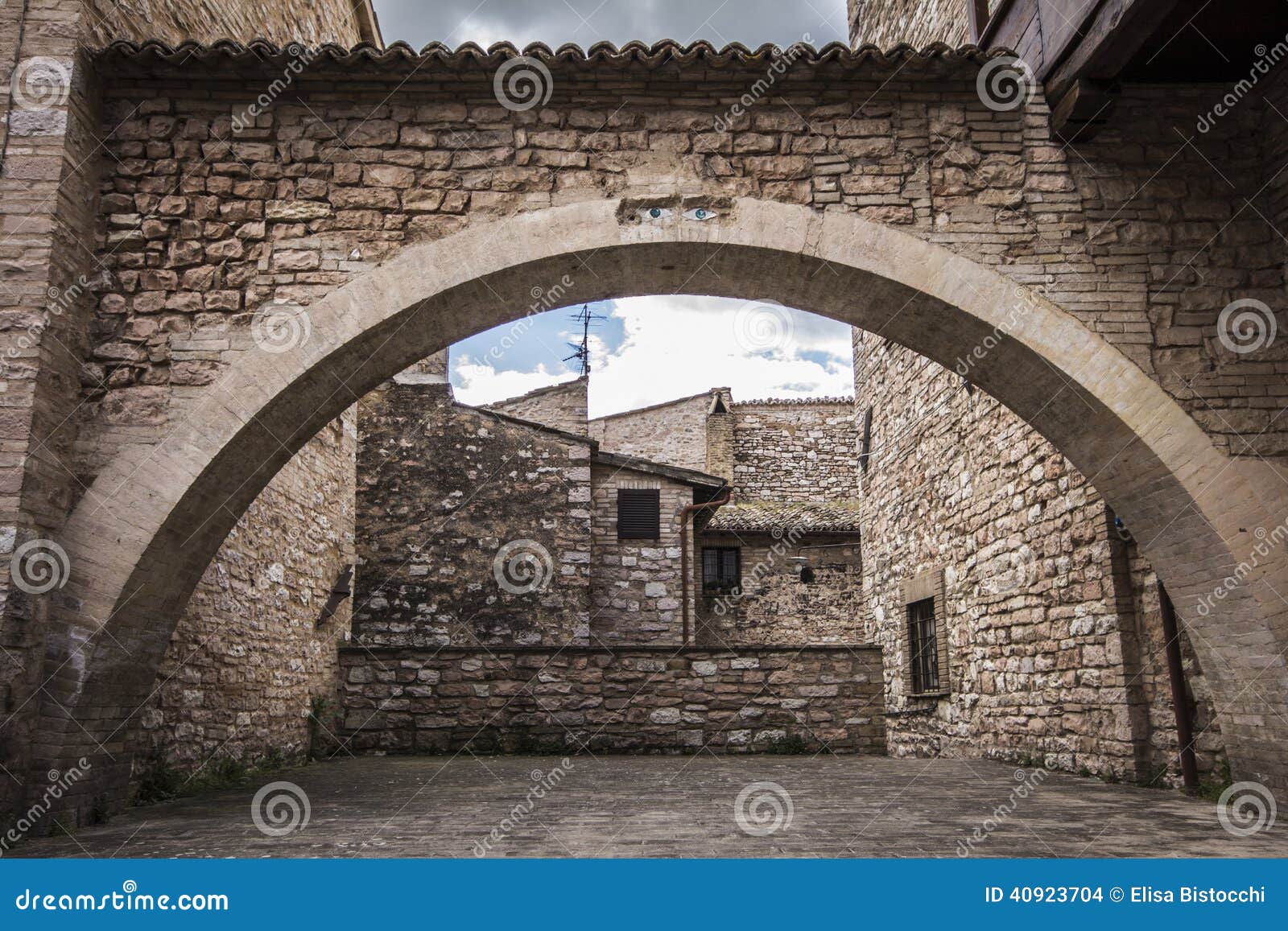 Old arch - HDR stock photo. Image of historic, destination - 40923704