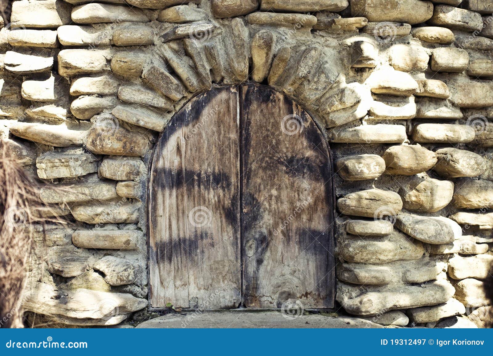 Old Arched Window in the Medieval Style Stock Image - Image of shutters ...