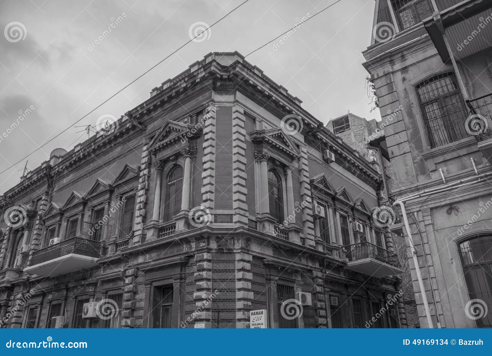 Architectural Building With Arch Historic Tower In Forest Hills Queens ...