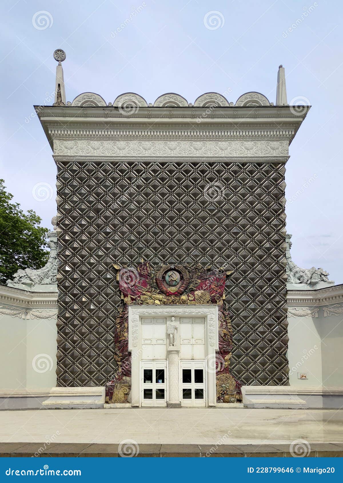 An Old Architectural Building . Editorial Photo - Image of soviet ...