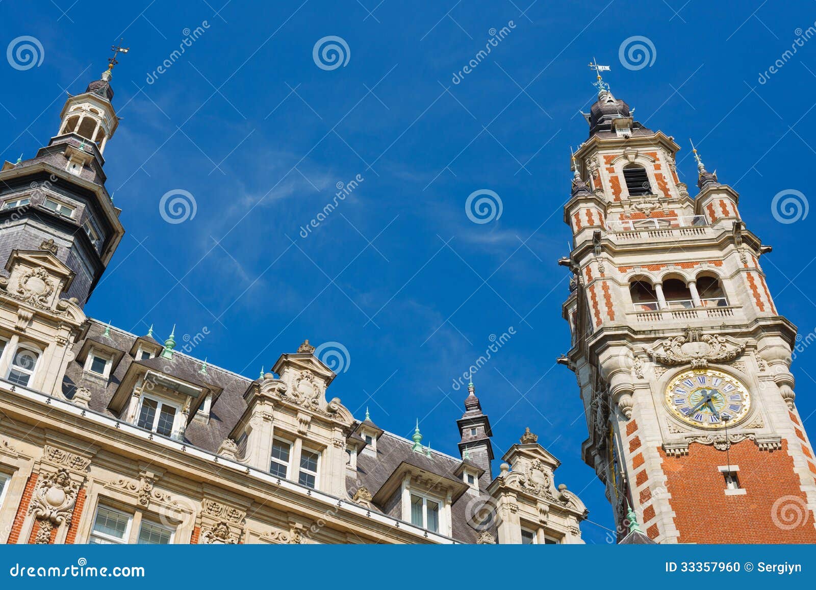 Old architecture in Lille stock photo. Image of architecture - 33357960