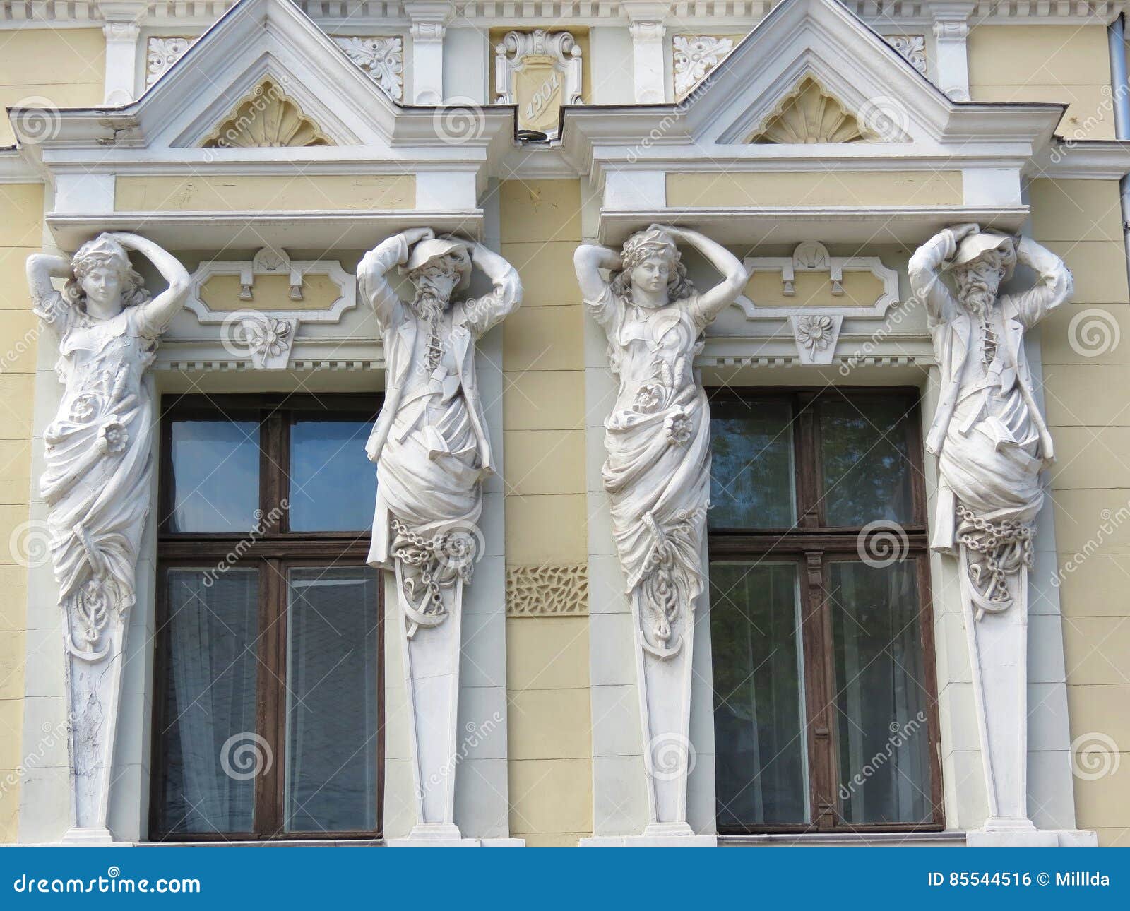 Old Architecture, Lithuania Stock Photo - Image of blue, home: 85544516