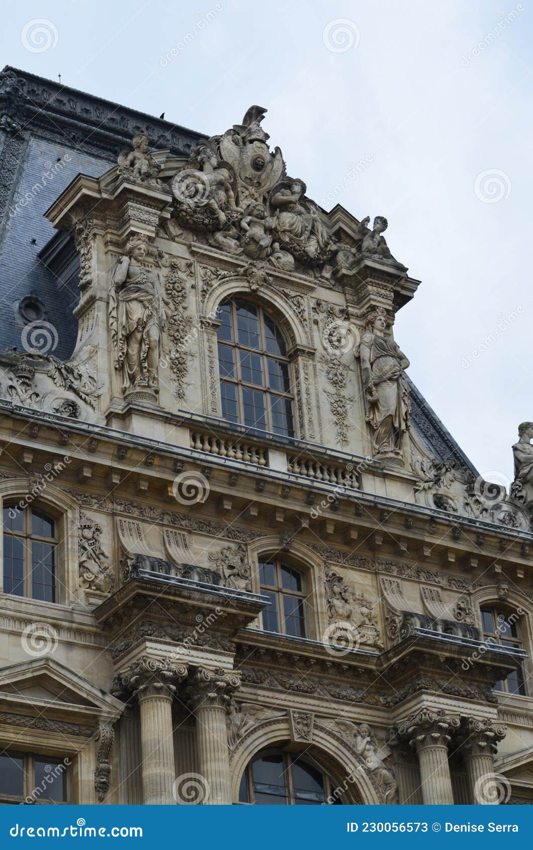 Old Architecture in Paris, France Stock Image - Image of paris ...
