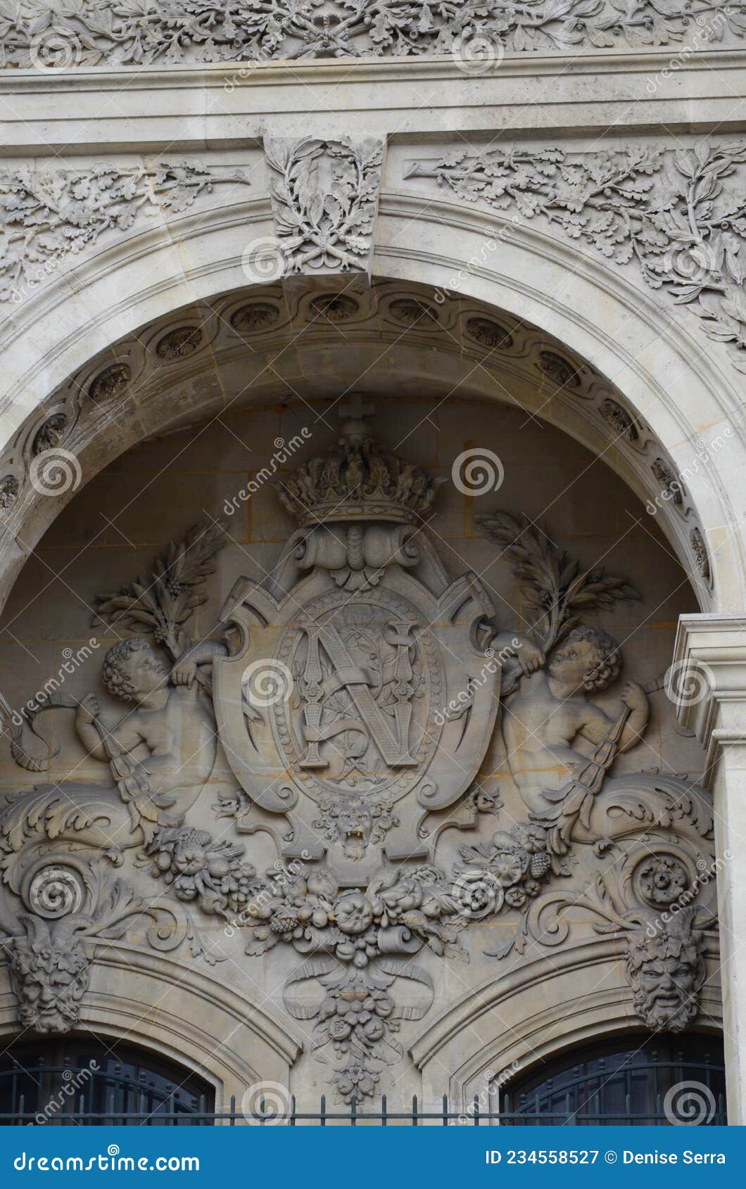 Old architecture in Paris editorial photography. Image of french ...