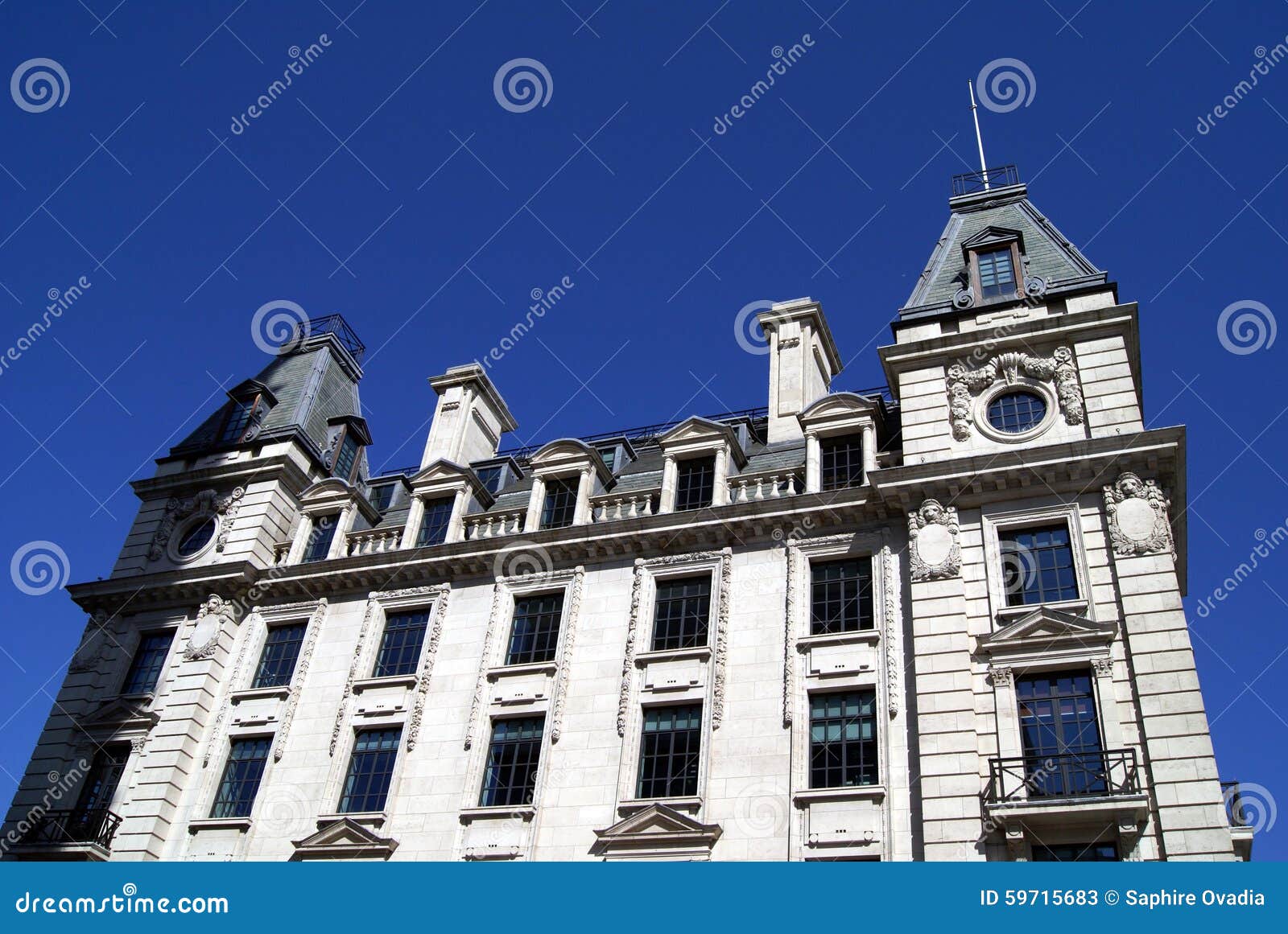 Old Architecture with Sculptures, Pillars, & Arched Windows Stock Image ...