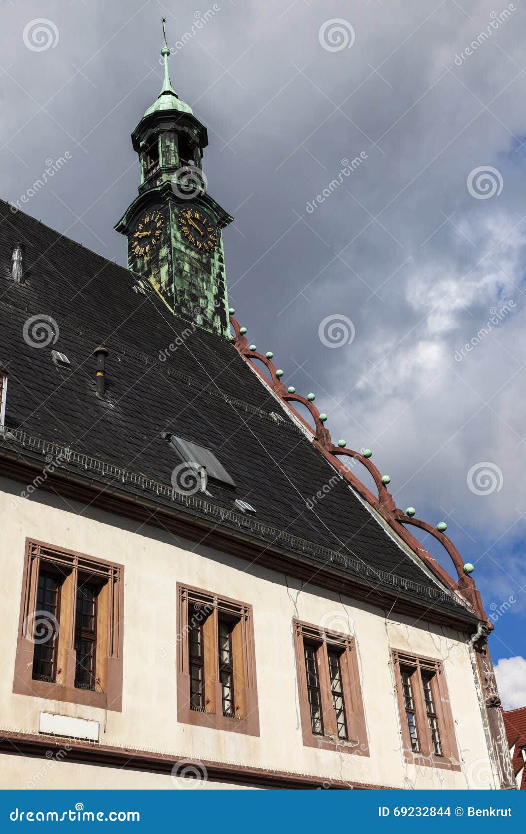 Old Architecture of Zwickau Stock Photo - Image of zwickau, theatre ...
