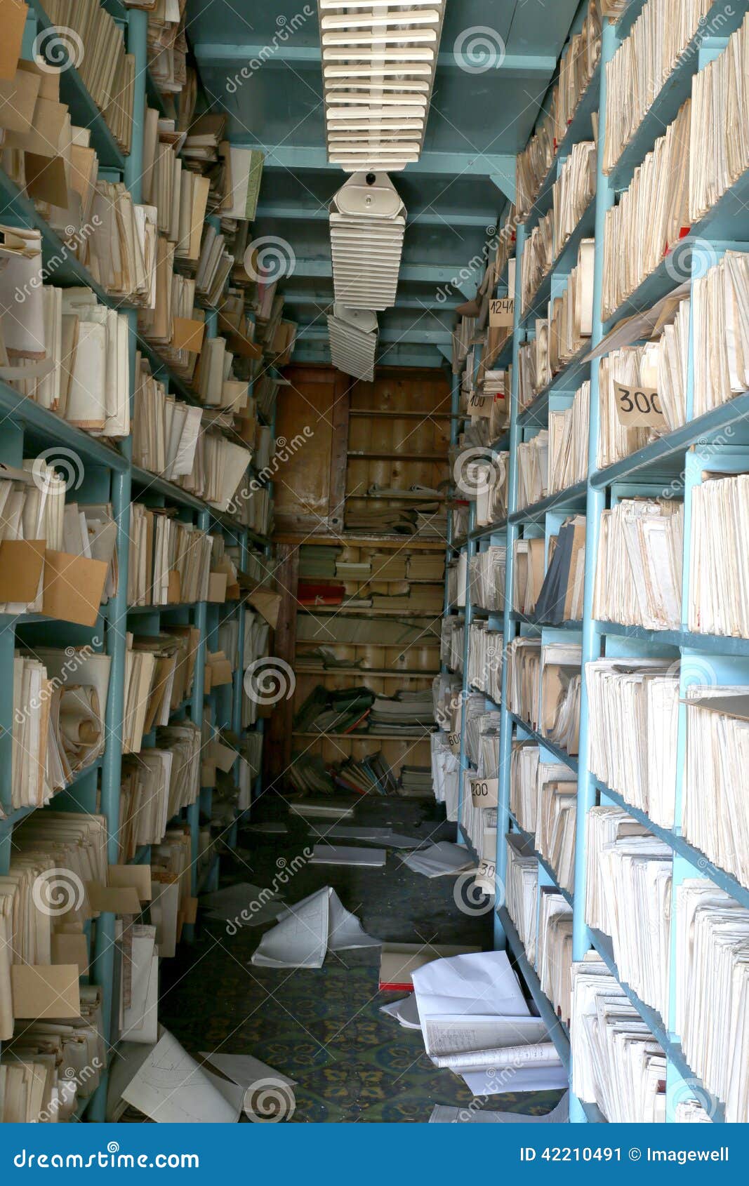 Old archive stock image. Image of folder, oldfashioned - 42210491