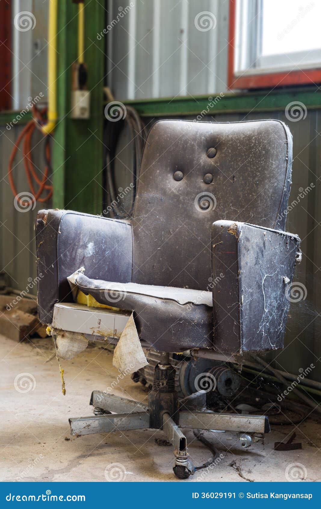 Old armchair stock image. Image of trash, object, design - 36029191