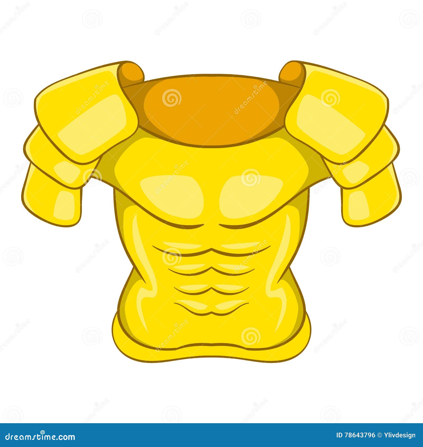 Old Armor Icon, Cartoon Style Stock Vector - Illustration of heritage ...