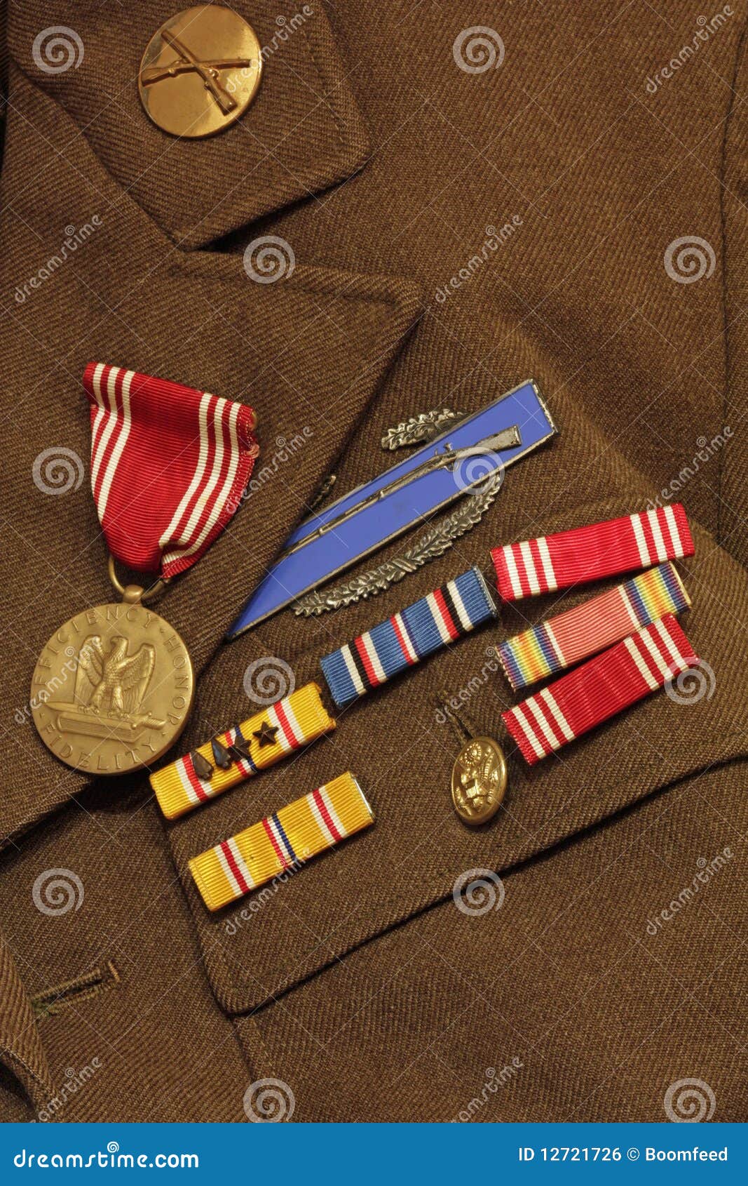 Old Army Insignia stock photo. Image of unit, division - 12721726