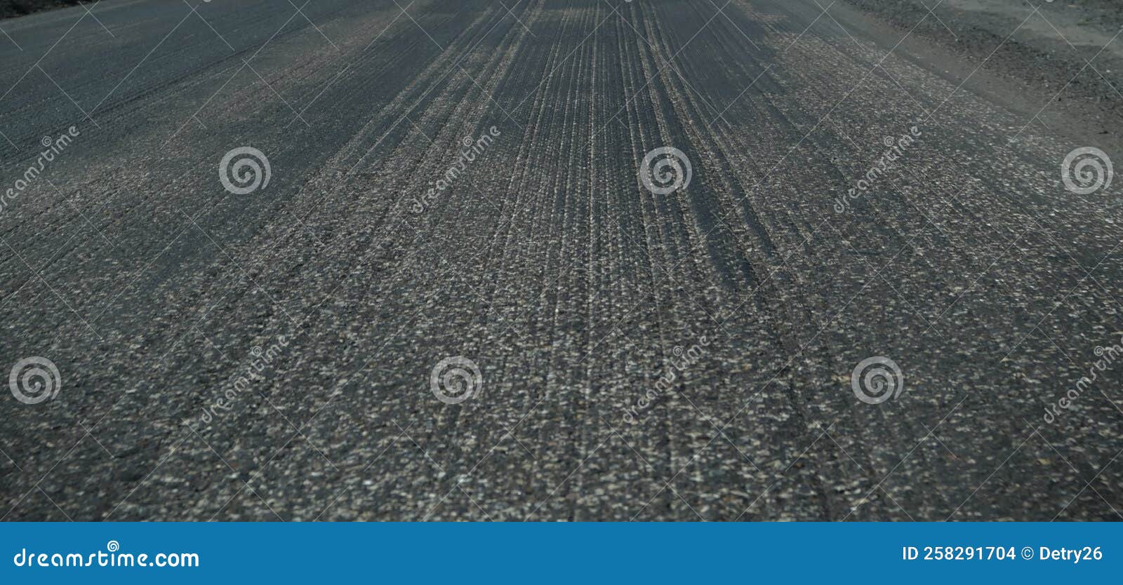 Old Asphalt. Budget Repair the Road. Broken Asphalt in the Forest ...