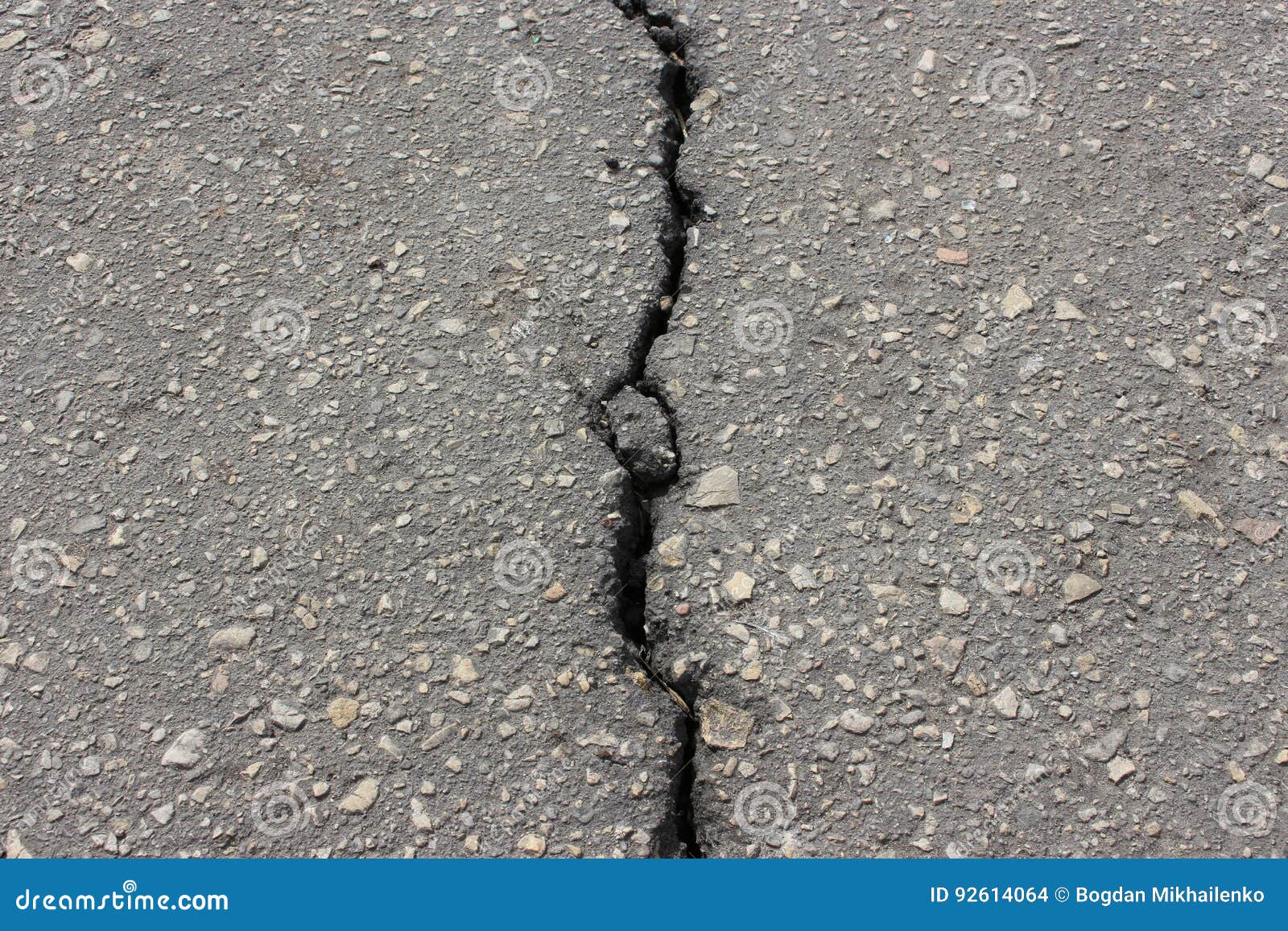 The old asphalt track stock photo. Image of cracked, destruction - 92614064