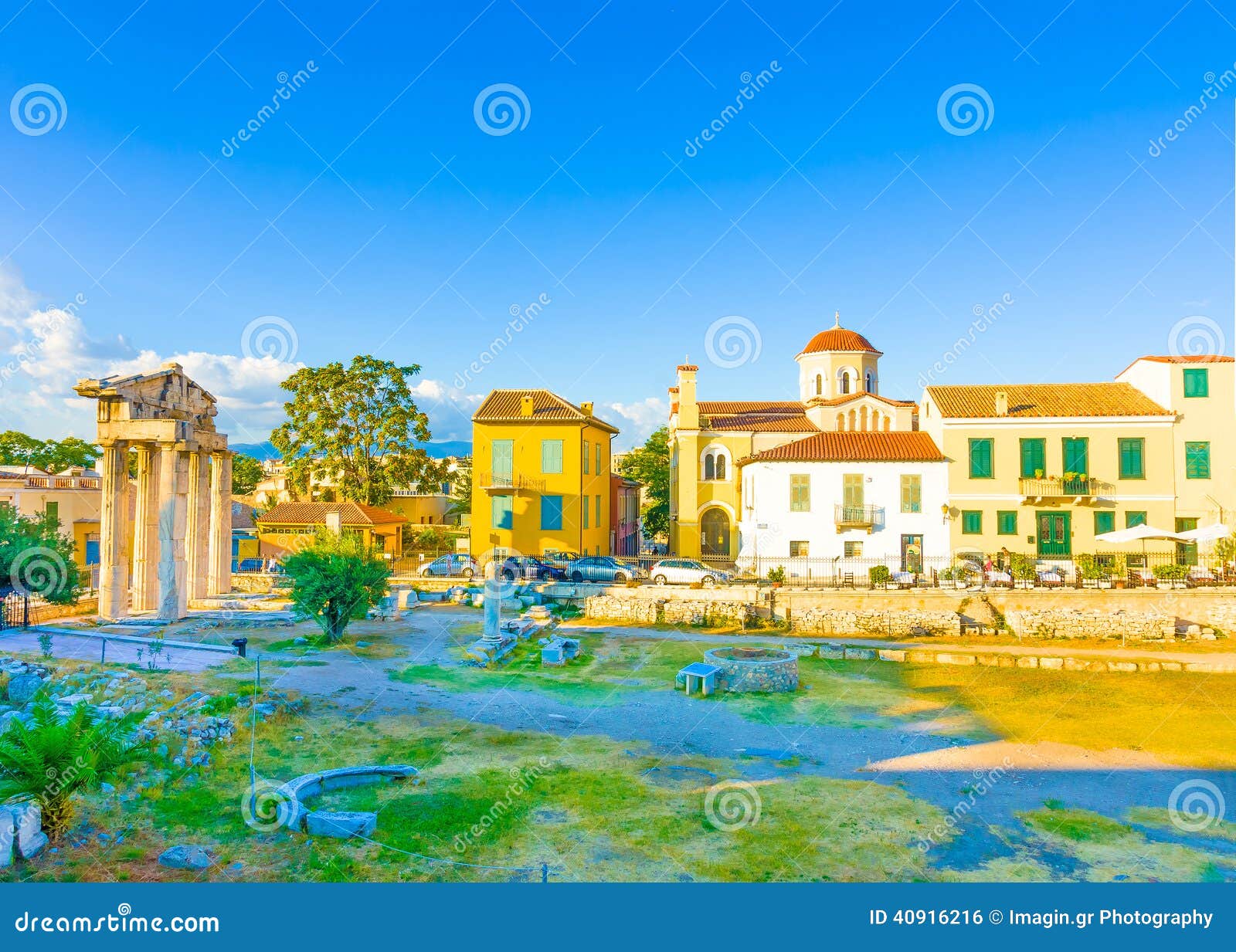 The Old Athens stock photo. Image of history, european - 40916216