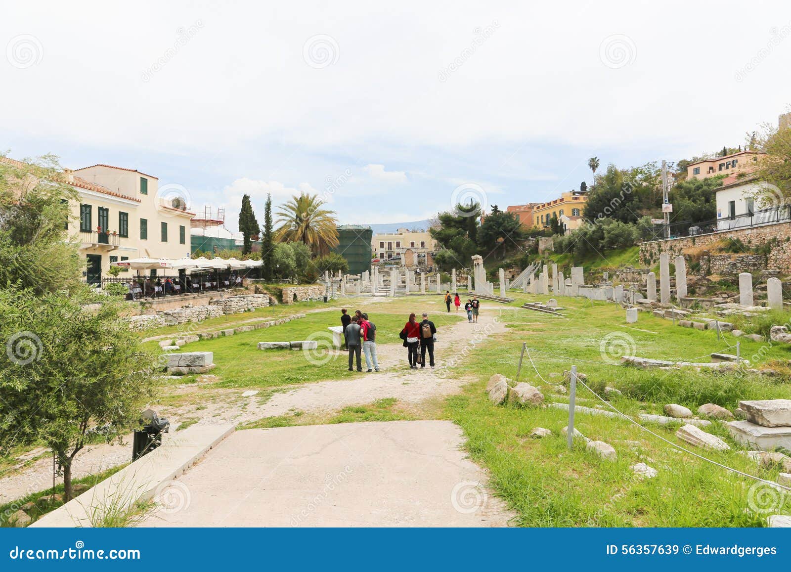 Old Athens editorial stock image. Image of architecture - 56357639