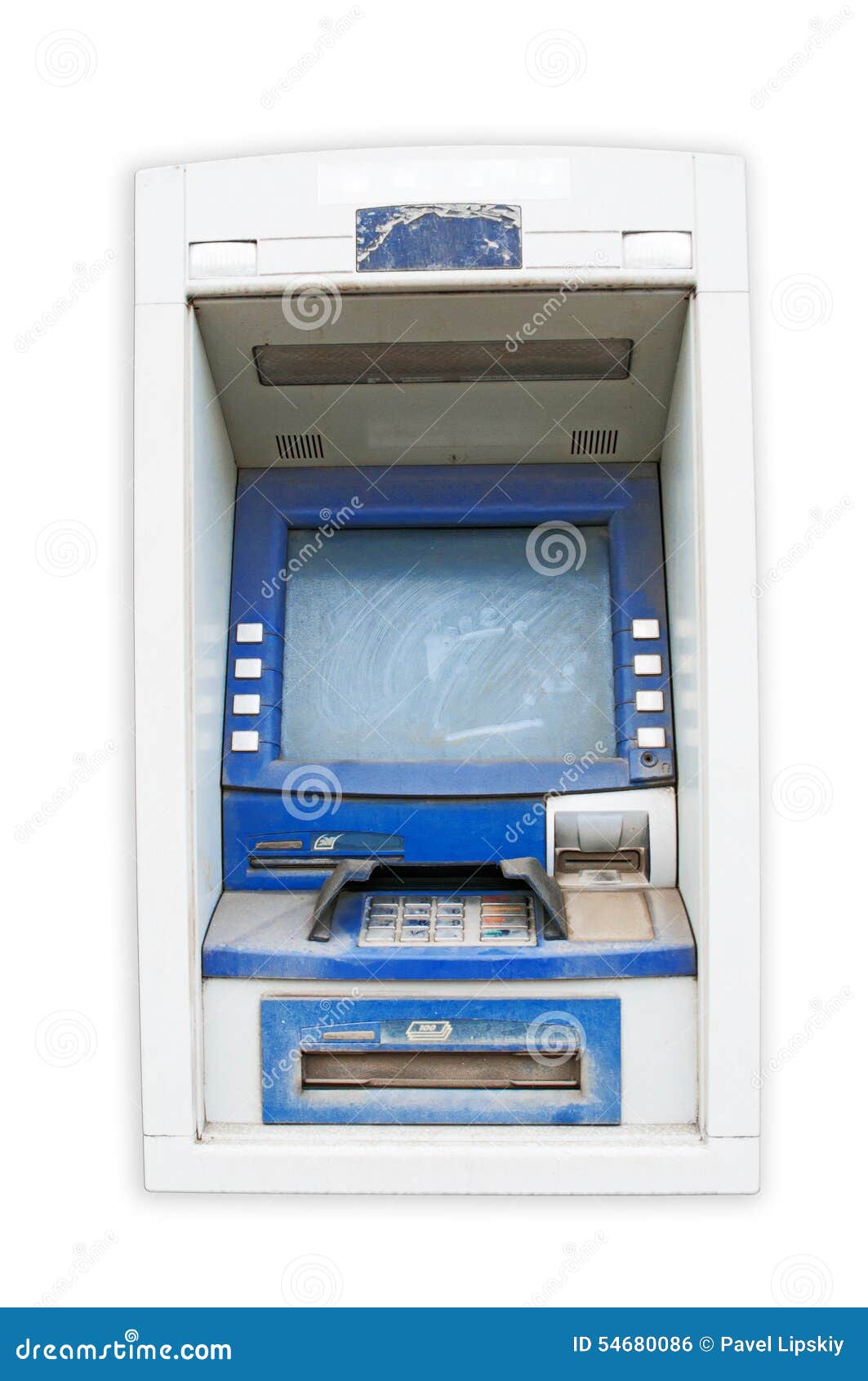 Old ATM stock photo. Image of money, paying, business - 54680086