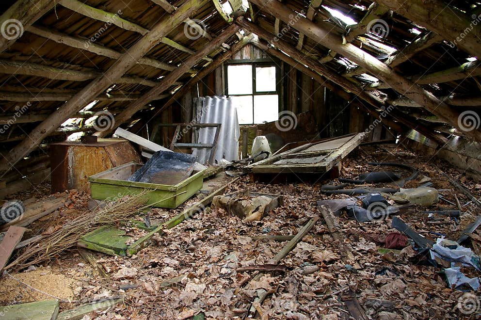 Old attic stock photo. Image of window, wood, ancient - 21731014