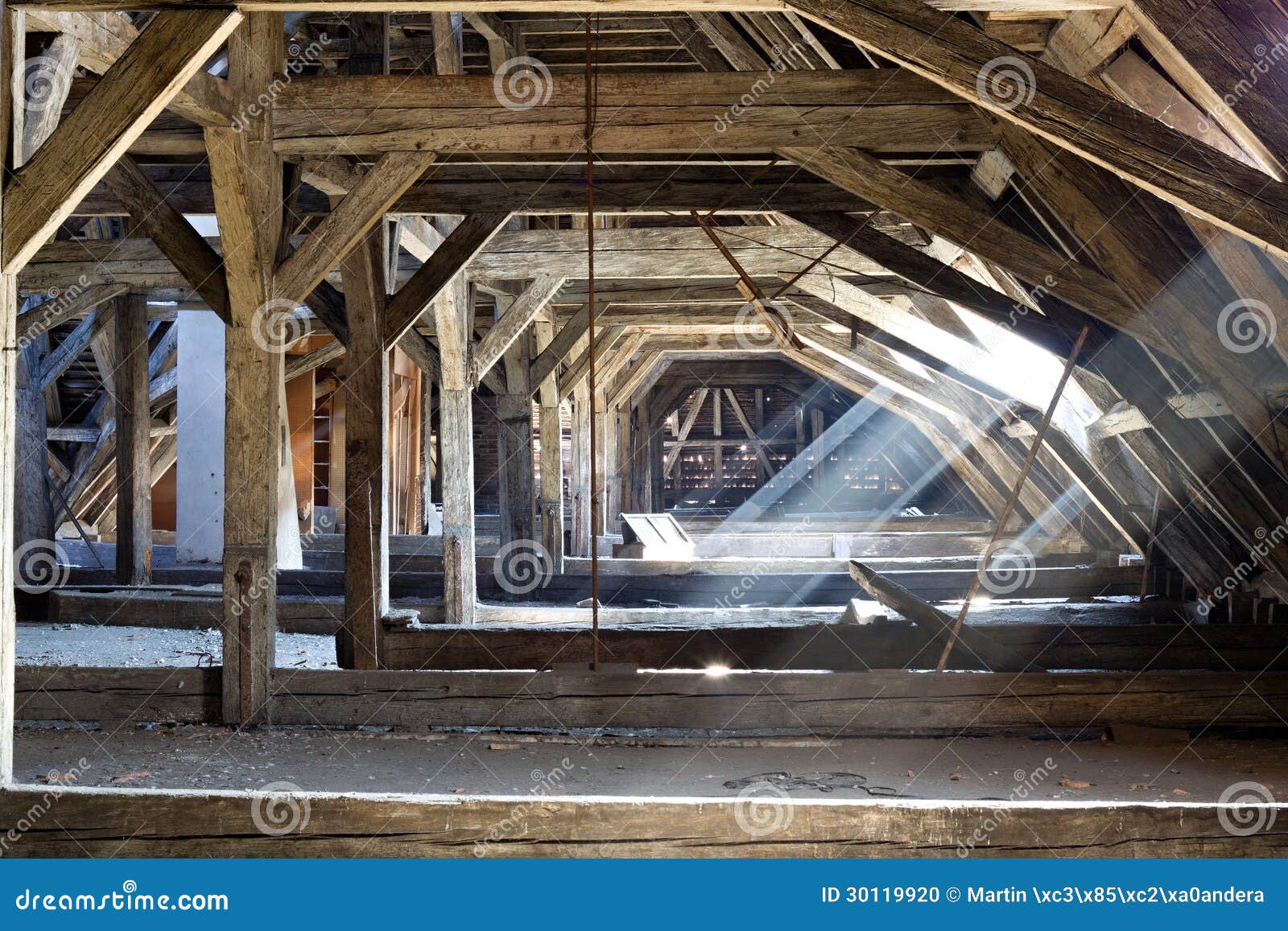 Old Attic of a House, Hidden Secrets Stock Photo - Image of lonely ...