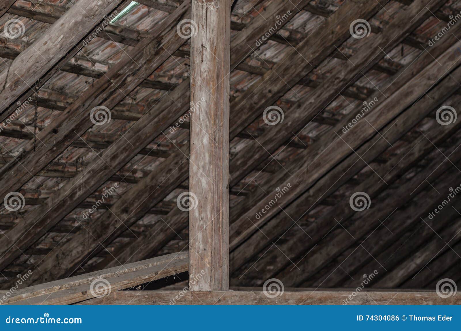 Old attic space stock photo. Image of glass, facility - 74304086