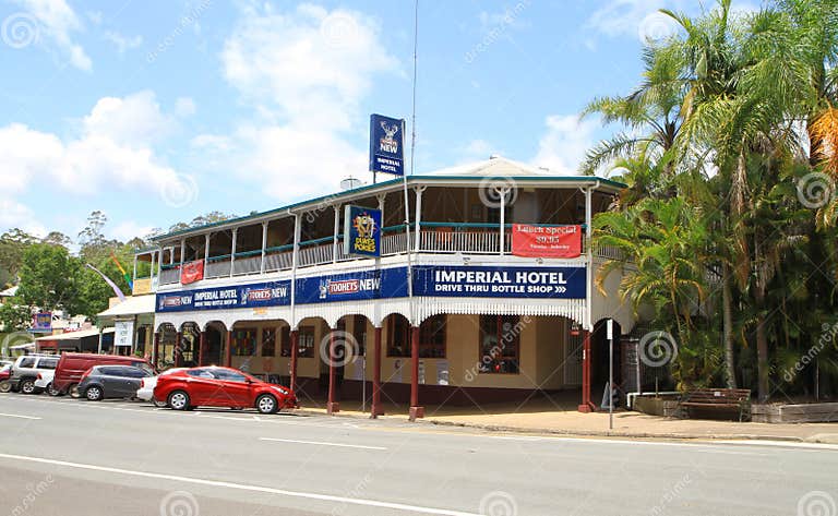 Australia, Queensland/Eumundi: Old Hotel and Pub Editorial Image ...