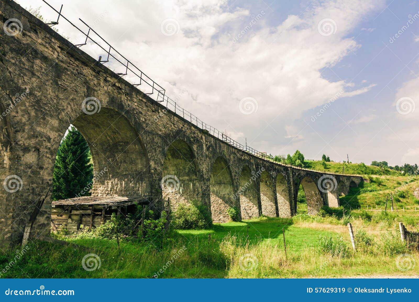 Old Austrian Bridge Viaduct Stock Image - Image of nature, built: 57629319
