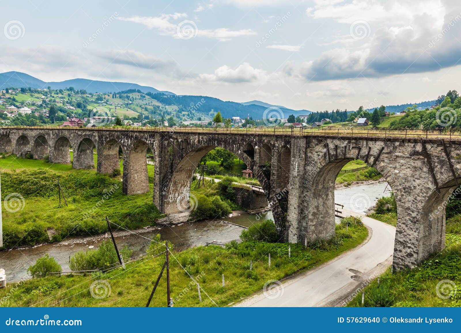 Old Austrian Bridge Viaduct Stock Photo - Image of outdoor, classic ...