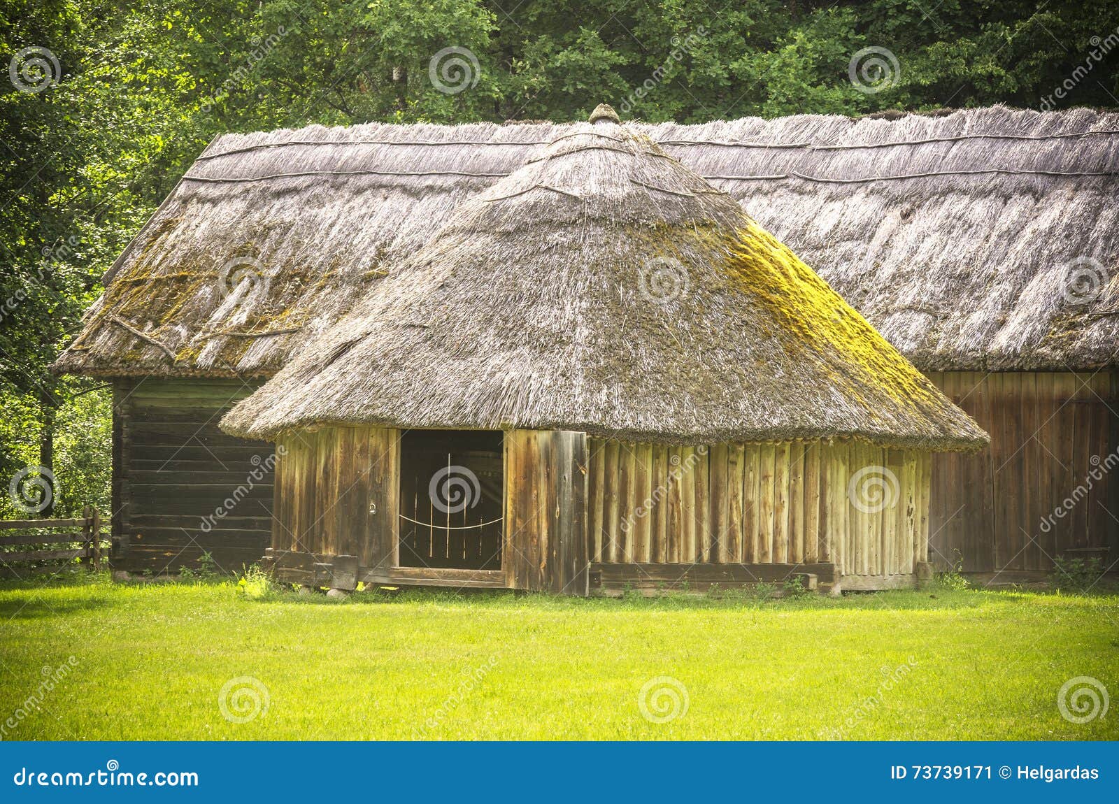 Old Authentic Barn, Suvalkija Region, Lithuania Stock Image - Image of ...