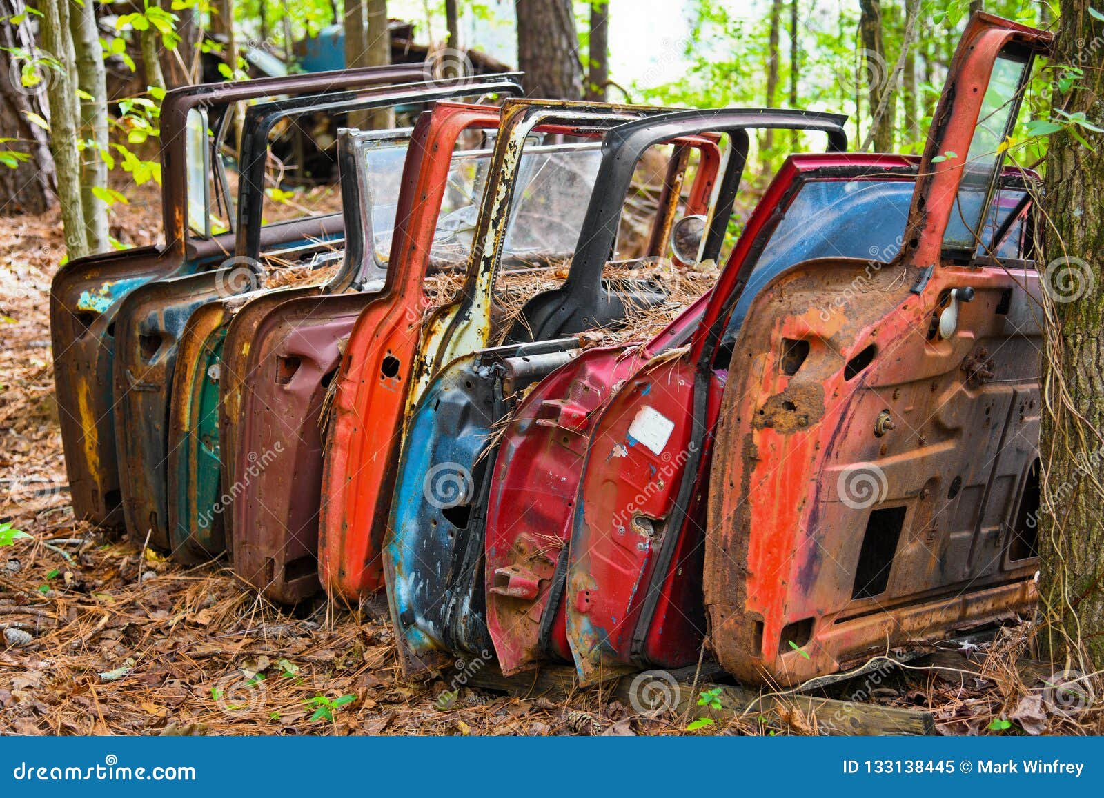 Old Automobile Doors stock image. Image of abstract - 133138445