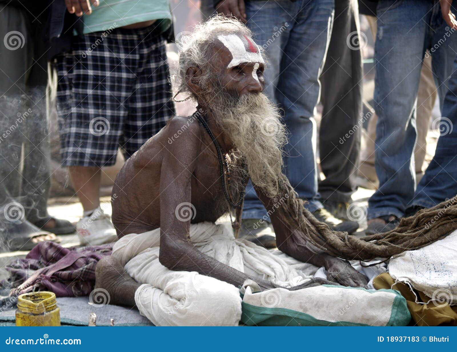 Old Baba editorial stock photo. Image of bhuvan, nepal - 18937183