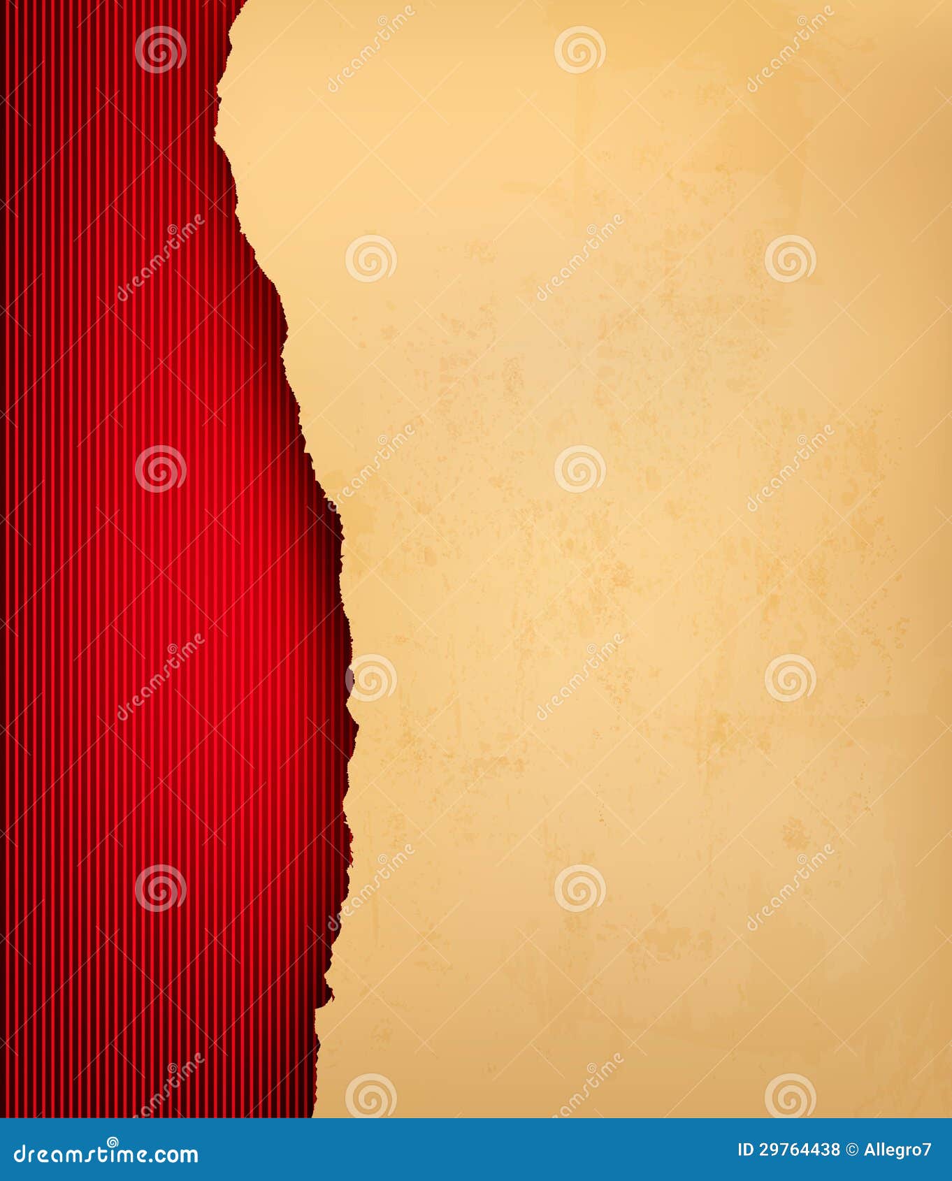 Old Background with Ripped Paper and Old Wall. Stock Vector ...