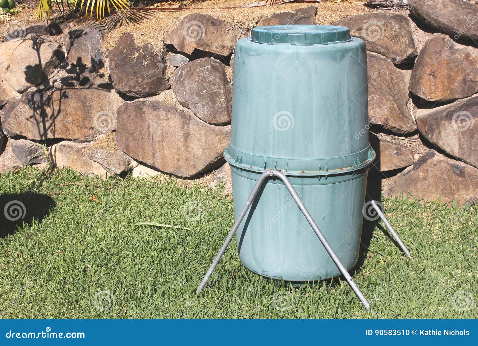 Old Backyard Compost Bin stock photo. Image of garden - 90583510